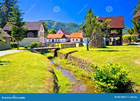 Kumrovec Picturesque Village In Zagorje Region Of Croatia Royalty Free
