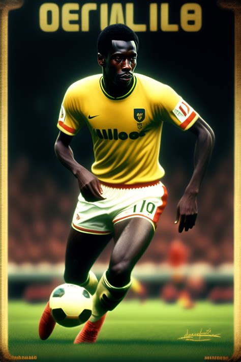 Lexica Football Art Eternal Pelé Player Retro Look From The 70s And 80s