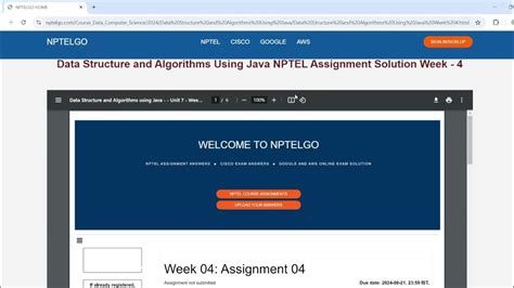 Data Structure And Algorithms Using Java Week 4 Assignment 4
