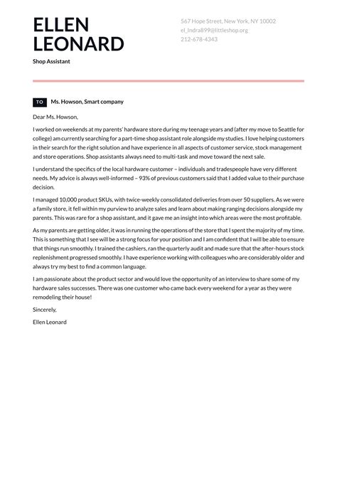 Application Letter Sle For Fresh Graduate Without Experience In Singapore