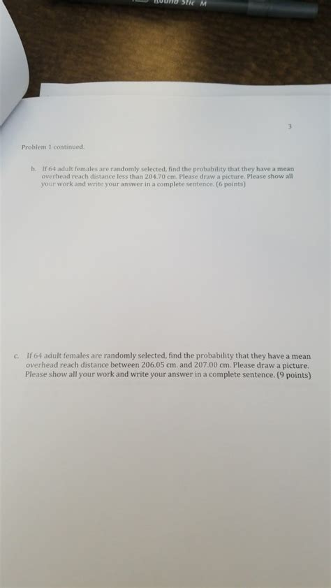 Solved Part II Noted Please Draw A Picture Please Show All Chegg