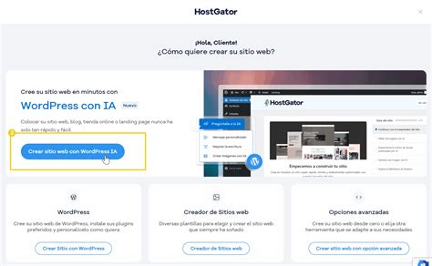 Cómo Crear Un Sitio Web Con Wordpress Ai Ayuda Hostgator