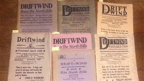 H P Lovecraft And “driftwind” Magazine Episode 193 Youtube