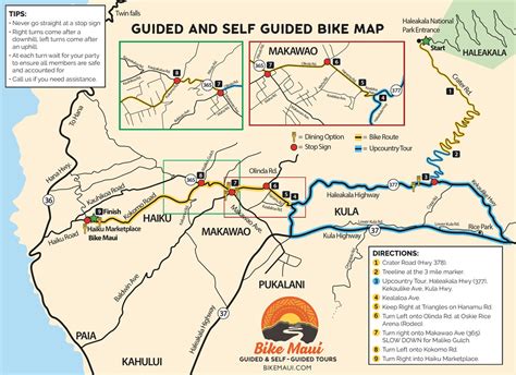 Haleakala Volcano Map