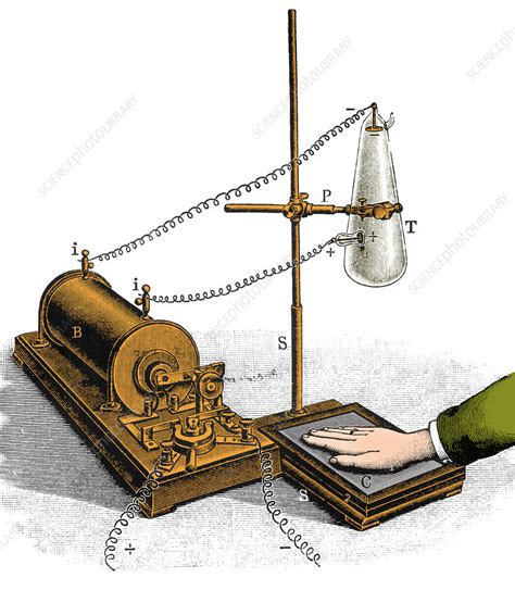 Roentgens X Ray Machine 19th Century Stock Image C033 4361 Science Photo Library