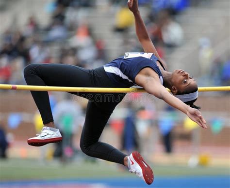 2012 Track Girls High Jump Editorial Photography Image Of Female