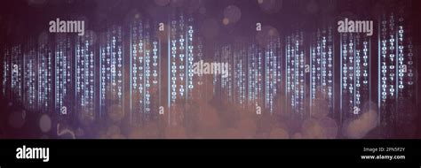 Computer Codes Processing Over Black Flares Background Technology And Computer Programming