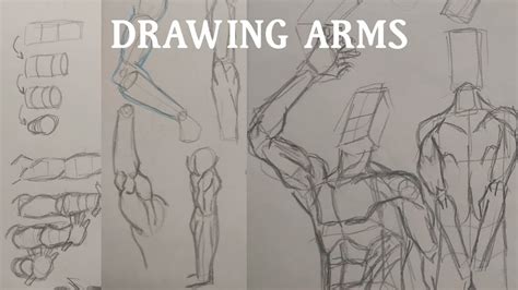 How To Draw Realistic Arms Tutorial Youtube