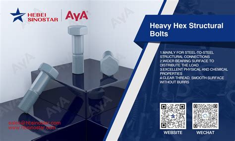 China Heavy Hex Structural Bolts Manufacturers Suppliers Factory