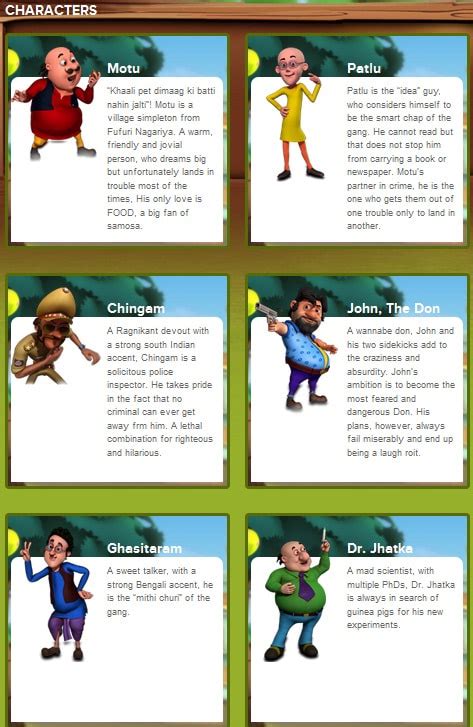 Motu Patlu Characters New Couple Motu Patalu Cartoon Series Character