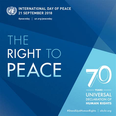 Register Un International Day Of Peace 2018 The Right To Peace Una