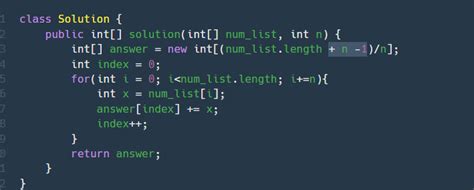 Java 프로그래머스 코드 리뷰 Level 0 N개 간격의 원소 Java 프로그래머스 코드 리뷰 Level 0 N개 간격의 원소
