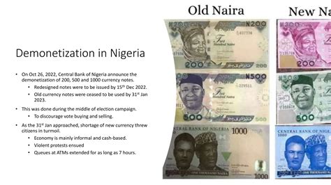 Demonetization Process In India And Nigeriapptx Demonetization Process In India And Nigeriapptx