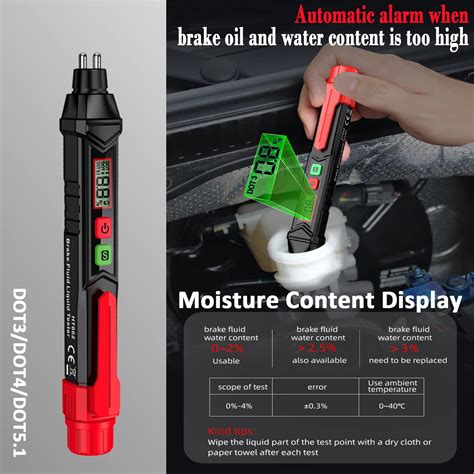 Brake Fluid Liquid Tester Automotive Brake Fluid Content Detector