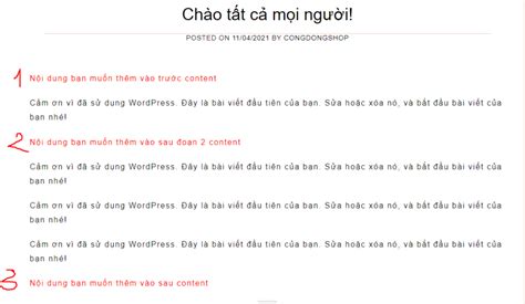 Các Hook Trong Wordpress Phần 3 Hook Trong Blog Post