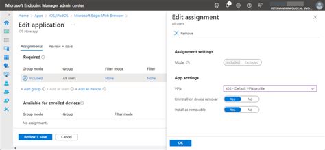 Using Microsoft Tunnel For Per App Vpn All About Microsoft Intune