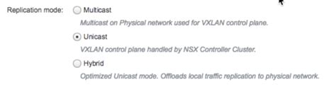 Nsx Vxlan Control Plane Replication Modes Design Decision Doodzzzs Notes