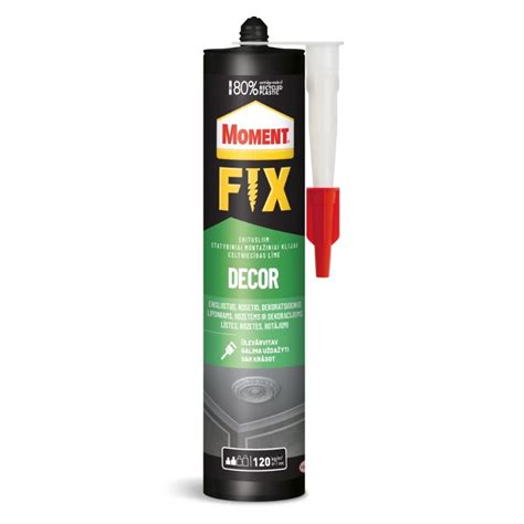 Ehitusliim Moment Fix Decor 380g Espak E Pood