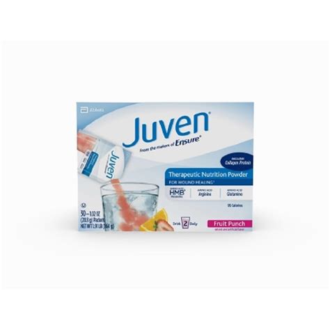 Buy Medline Juven Powder Tional Supplement Fruit Punch Packaging 102 Ounce Each 30 Count