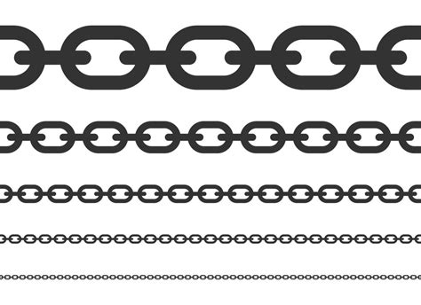 Chain Line Vector Art Icons And Graphics For Free Download