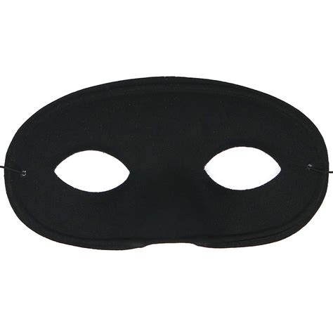 Skeleteen Black Superhero Eye Mask Masquerade Accessories Mysterious Black Half