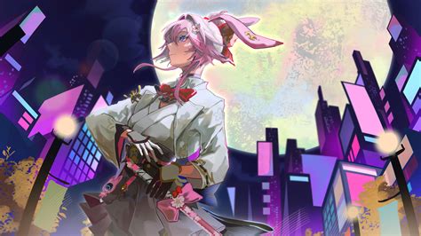 Evanescia Honkai Star Rail Full Moon 4k Wallpaper Pixiewall