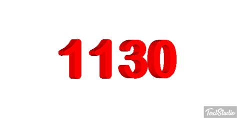 1130 Номер Анимированные  дизайны логотипов