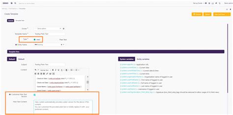 What Is Customise Plain Text Version In Templates Zeevou