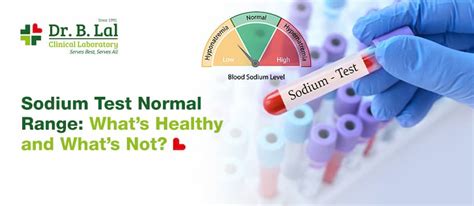 Sodium Test Normal Range Whats Healthy And Whats Not Dr B Lal Clinical Lab