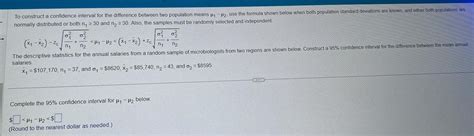 [answered] To Construct A Confidence Interval For The Difference Kunduz