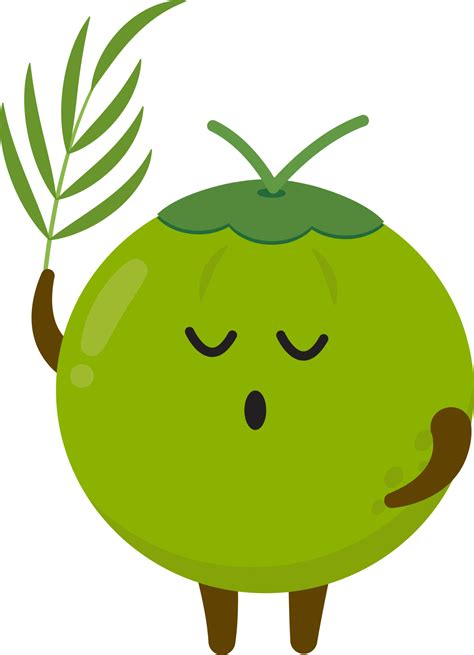 Coconut Cartoon Character 19782474 Png