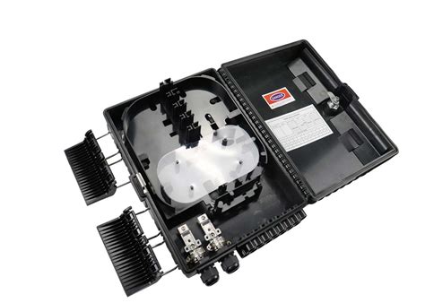 Black Joint Box Fiber Optic Fiber Optic Cable Junction Box Ip68