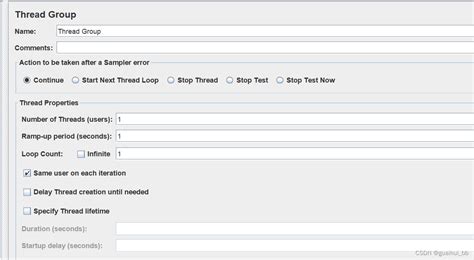 【jmeter 控件的基本使用】same User On Each Iteration选项 Csdn博客