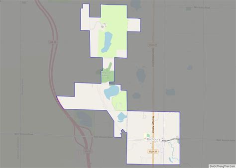 Map Of Rothbury Village Thong Thai Real