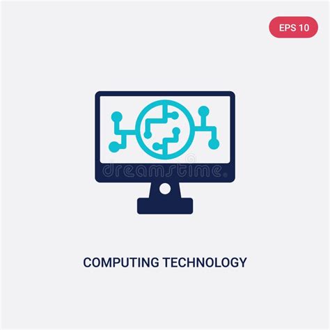 Two Color Computing Technology Vector Icon From General 1 Concept