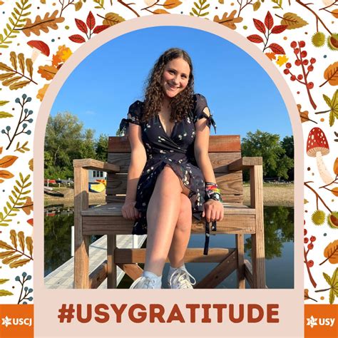 United 🧡 November Gratitude Spotlight Hannah Rivner 🧡 As Usys Outreach Vp Hannah Rivner
