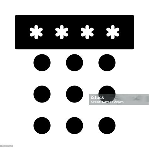 Keypad Password Stock Illustration Download Image Now Atm