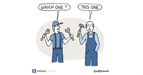 The Right Tool For The Job Dataedo Data Cartoons