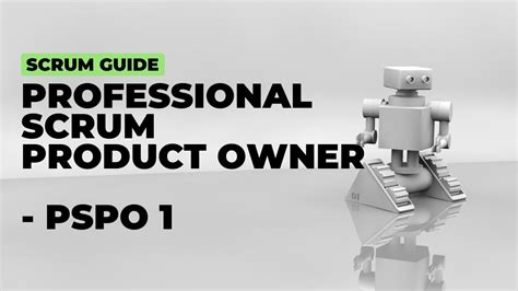 Professional Scrum Product Owner Certificate Pspo 1 Yongsangpark
