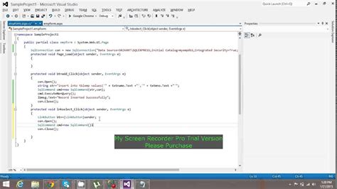 Simple With C Crud Operations Insert Update Delete And Display Youtube