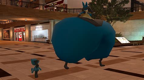 Big Thigh Lucario And Riolu By Legoben2 On Deviantart