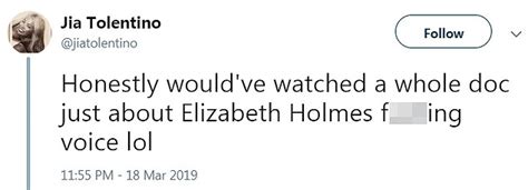 Twitter Goes Into Meltdown Over Elizabeth Holmes Deep Voice That