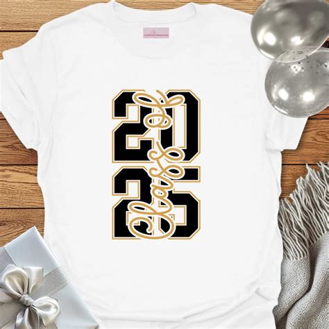 Class Of 2025 T Shirt Lilyflower Milestones