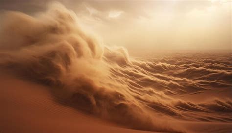 Premium Photo A Massive Sand Dune Rising In The Heart Of The Desert