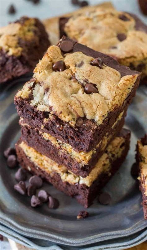 Best Brookie Recipe {double Threat } The Shortcut Kitchen