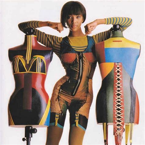 📎naomi In Jean Paul Gaultier 1990 Fashion High Fashion Editorial