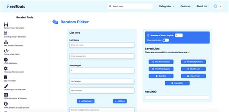 Random Picker — Free Online Tool For Random Selections