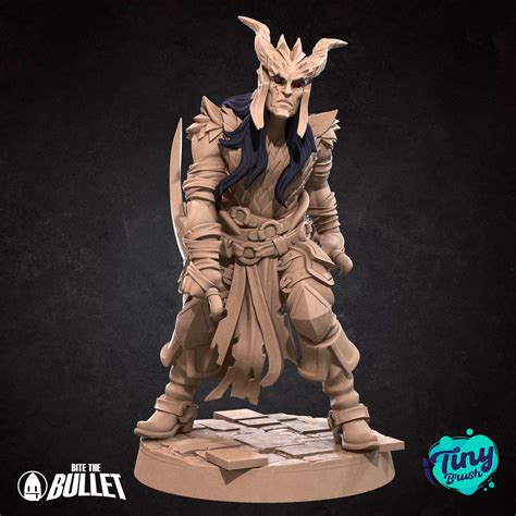 Tiefling Rogue Tiny Brush