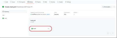 Quick Start Guide Checkmarx One Github Actions