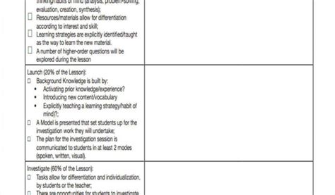 Lesson Plan Feedback Template Valuable Lesson Plan Feedback Template 14 Sample Teacher